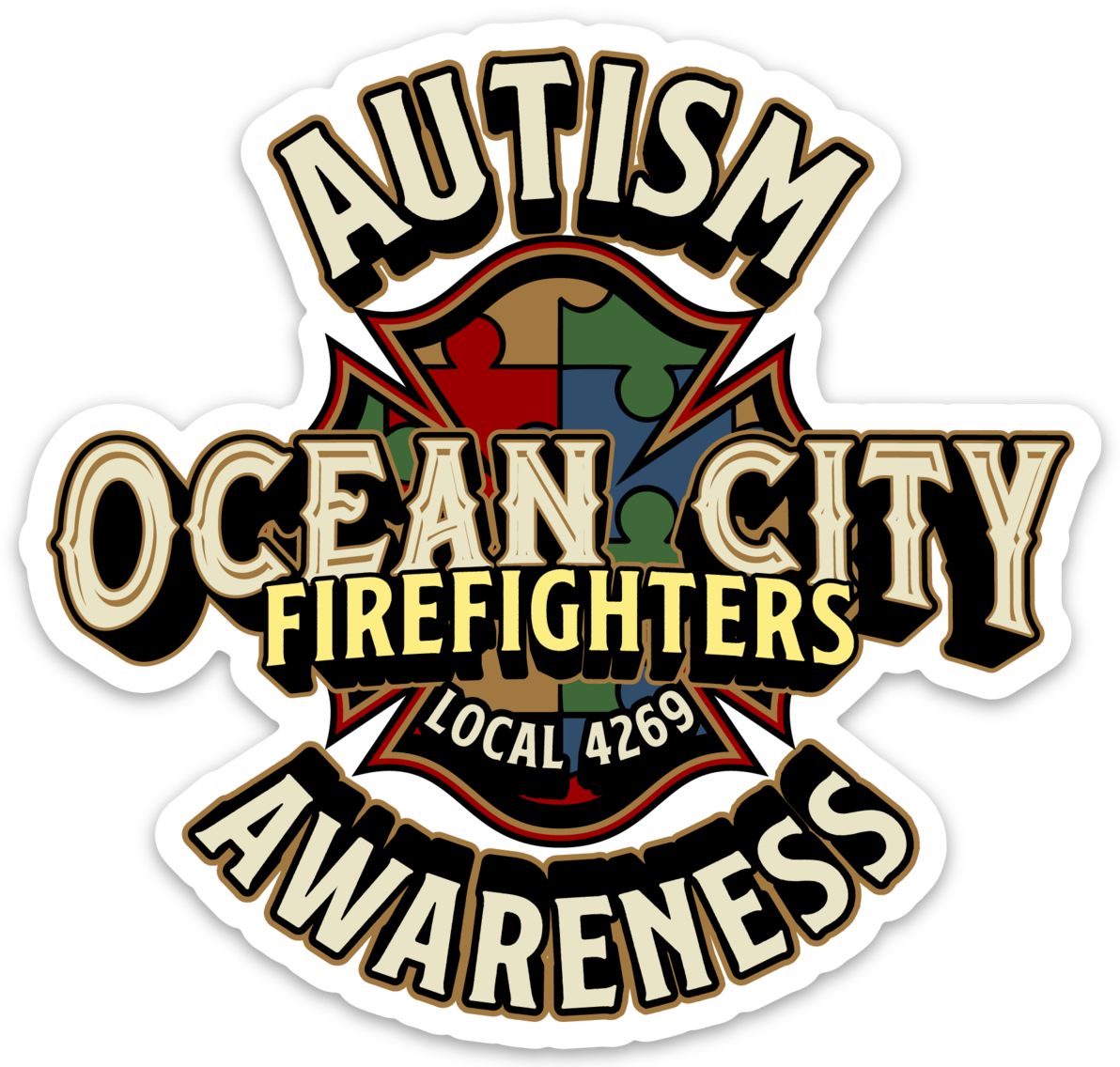 Autism Awareness Decal | IAFF Local 4269